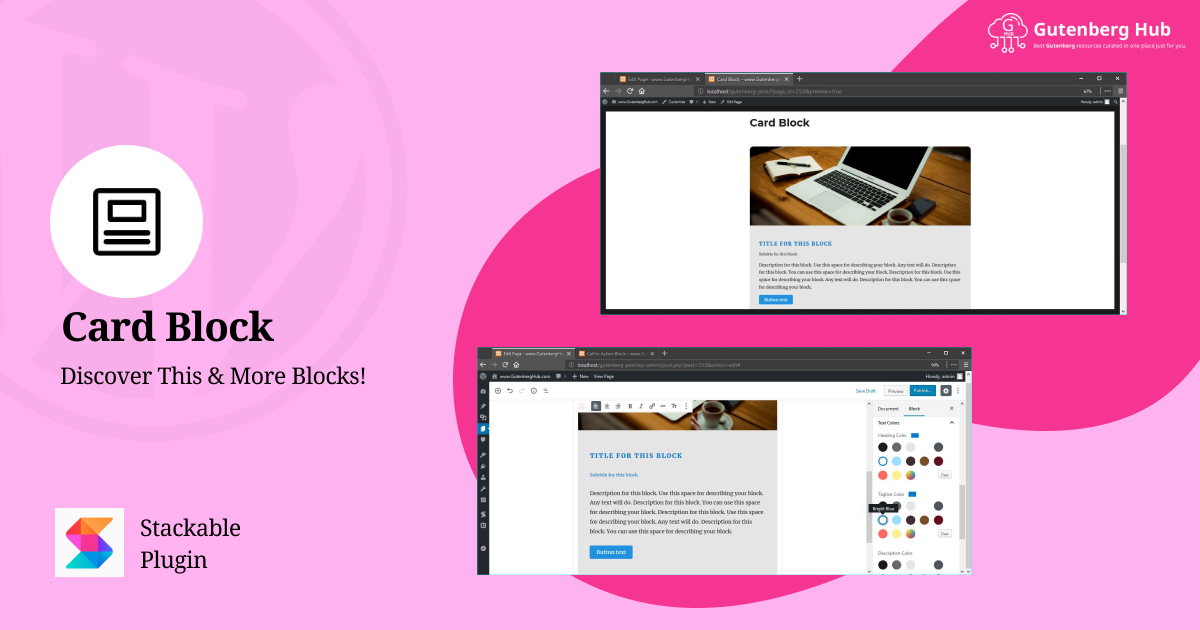 Card Block for Gutenberg - WordPress Blocks Directory Card Block for Gutenberg - WordPress Blocks Directory