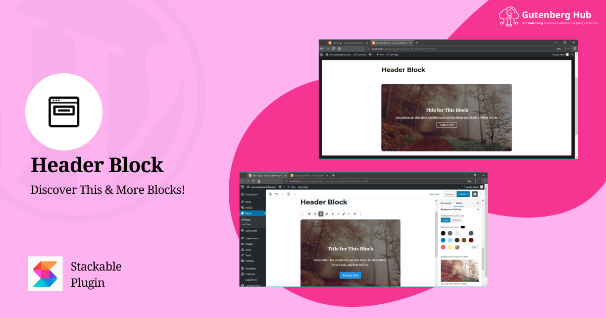Header Block for Gutenberg - WordPress Blocks Directory Header Block for Gutenberg - WordPress Blocks Directory
