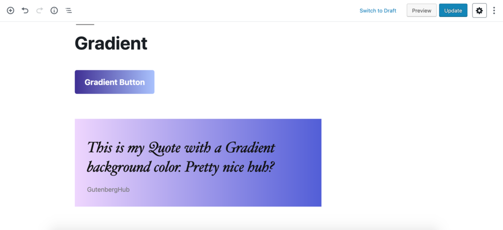 How to apply a gradient background in Gutenberg - Gutenberg Hub