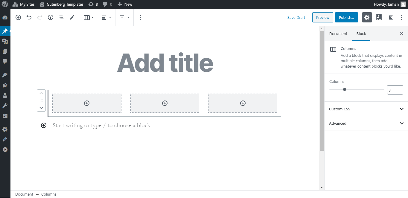 How to Create Interactive Scroll Effect to Columns in Gutenberg Editor - Gutenberg Hub
