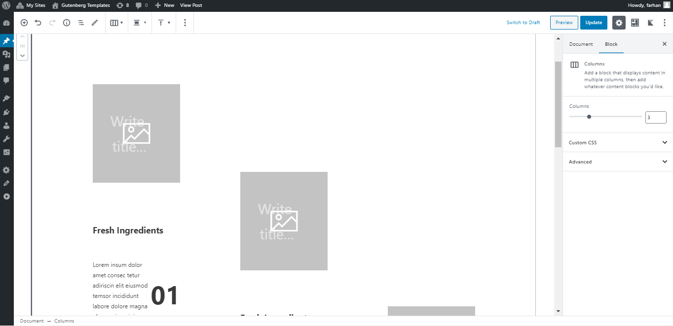 How To Create Interactive Scroll Effect To Columns In Gutenberg Editor Gutenberg Hub
