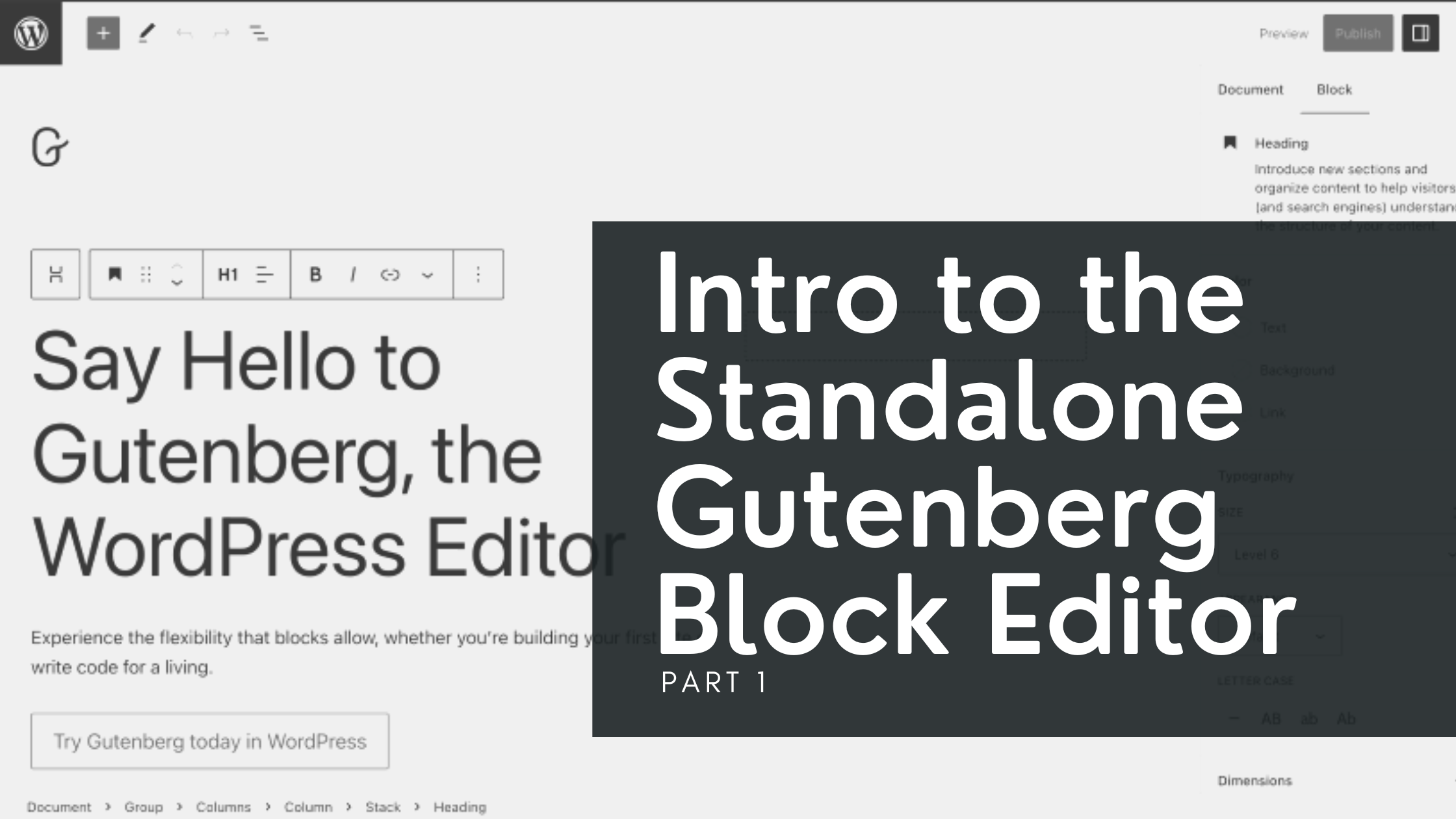From WordPress To The World Intro To The Standalone Gutenberg Block 