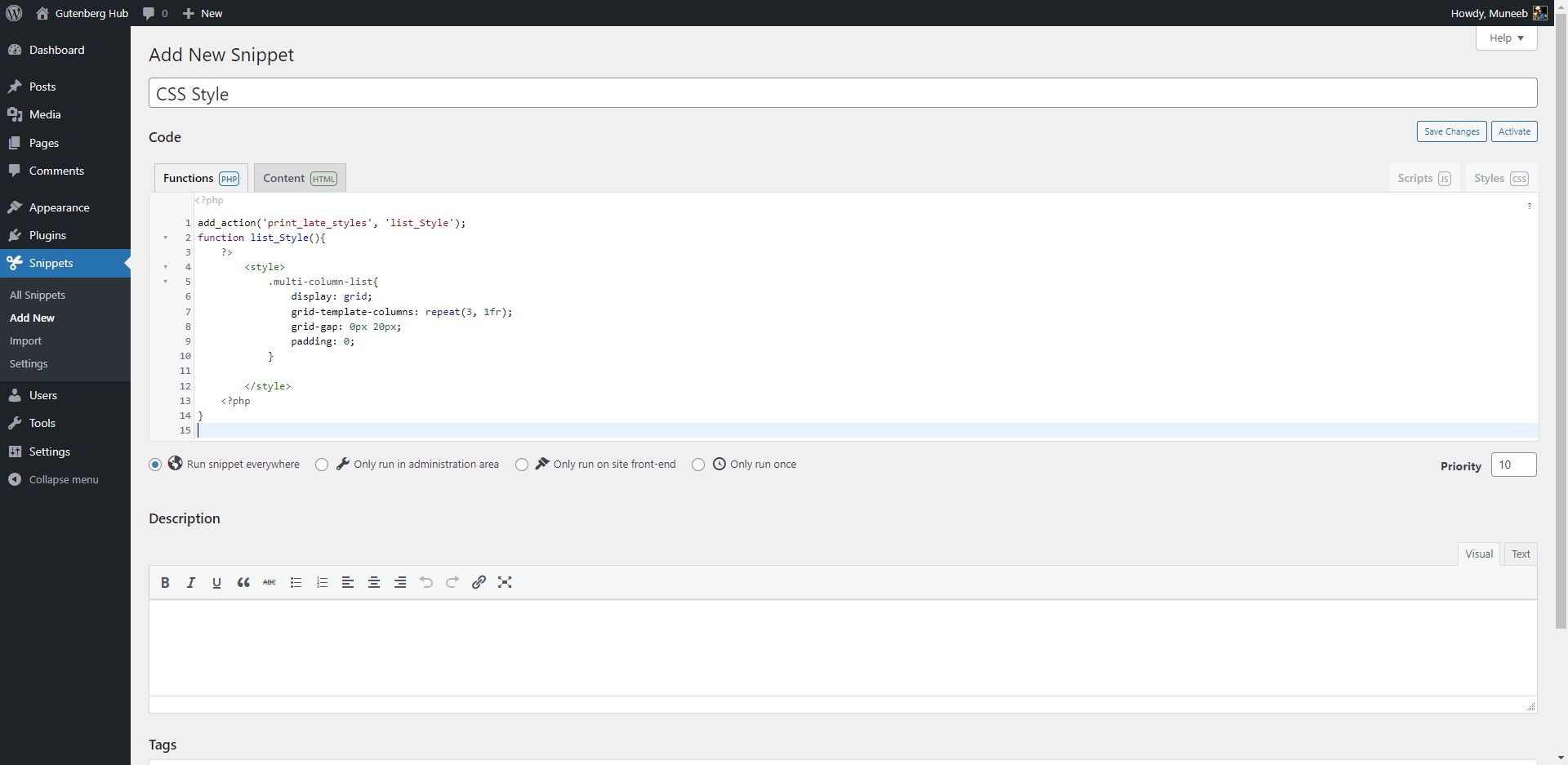 How To Create A Multi Column List In Wordpress Block Editor Gutenberg Hub