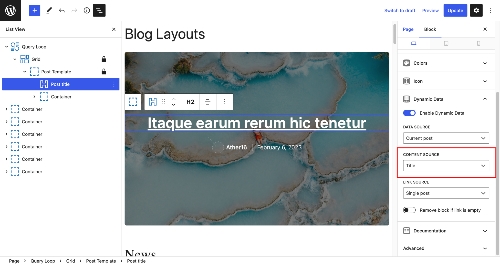 Create Beautiful And Unique Blog Layouts With Generateblocks In Wordpress Gutenberg Hub