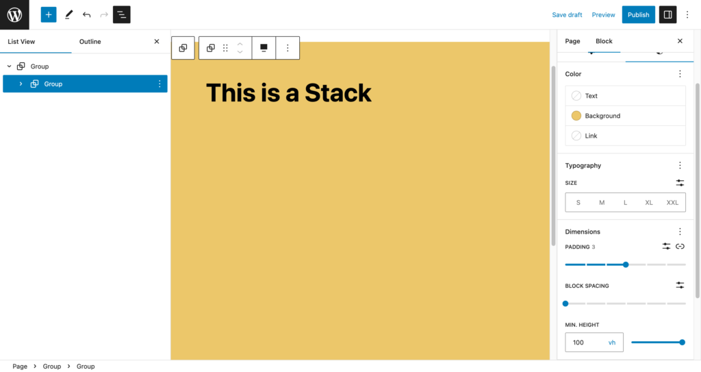How to Create Stacking Sections in WordPress - Gutenberg Hub