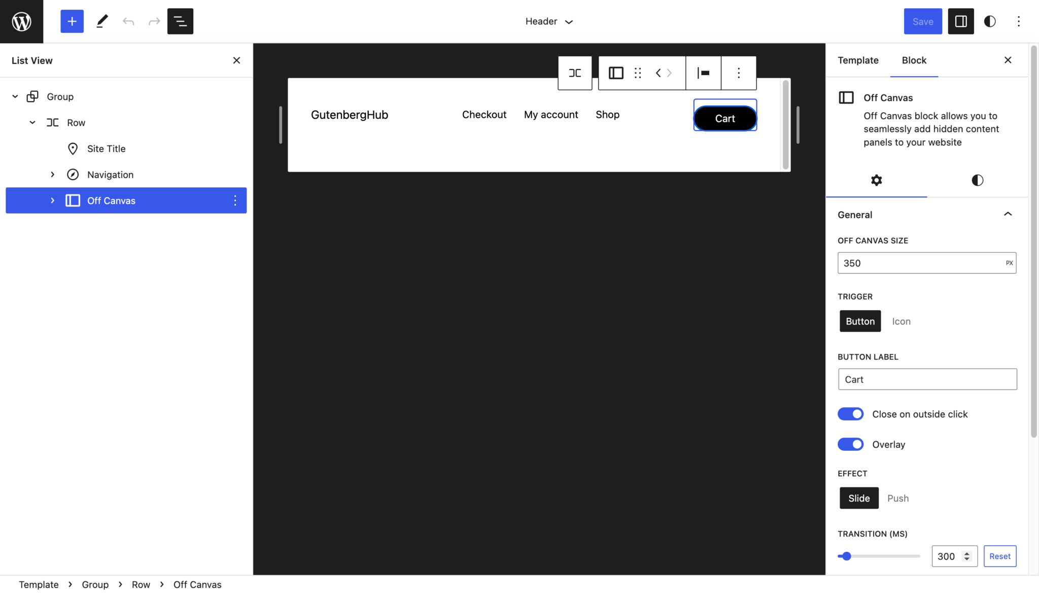 How To Easily Add A Sliding Side Cart In Woocommerce Using Blocks